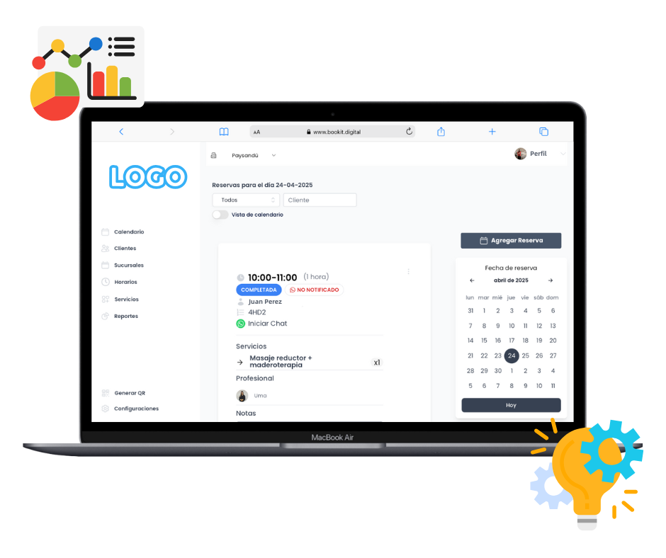 Bookit: Agenda online y reservas por WhatsApp para tu negocio